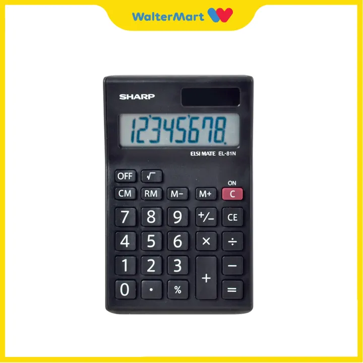 SHARP 100% Authentic Mini-Desktop Calculator EL-81N | Lazada PH