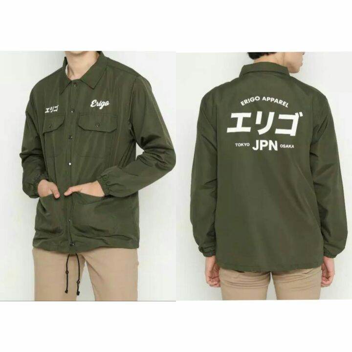 jaket coach erigo kekinian / jaket erigo apparel / jaket erigo /jaket ...