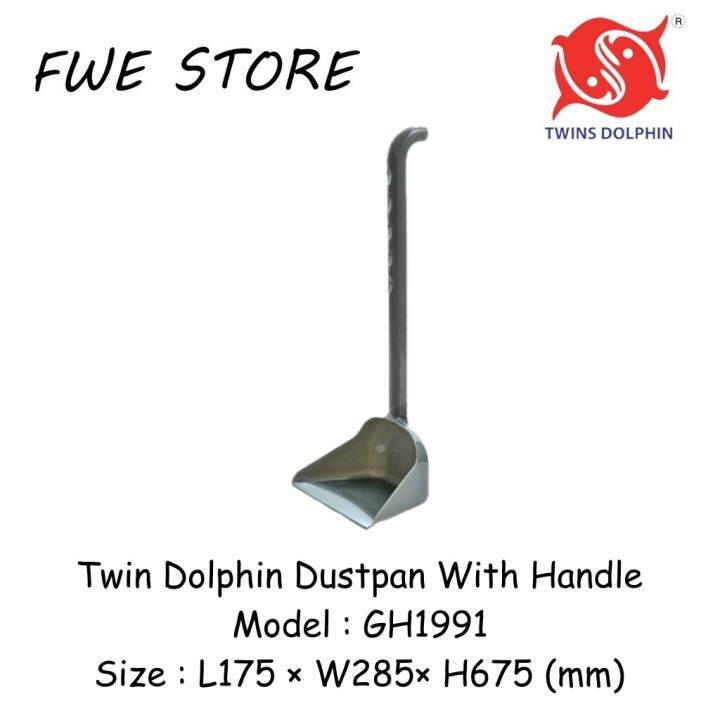 Twin Dolphin Dustpan With Handle / Penyodok Sampah Pemegang GH1991 | Lazada