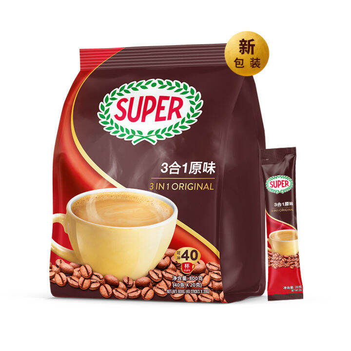 Super Super Malaysia imported original coffee 3 in 1 instant coffee ...