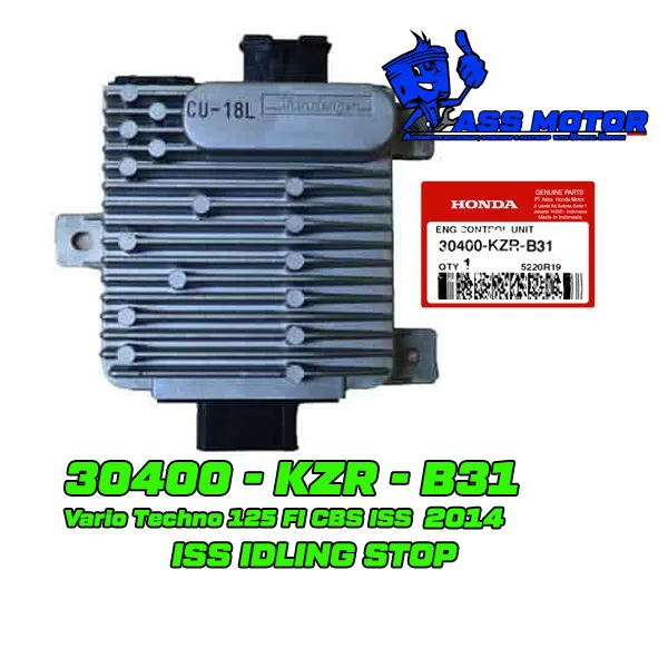 ECU Vario 125 OLD 2014 CBS ISS IDLING STOP KZRM B31 30400-KZR-B31 ECU KZRM B31 ECU VARIO 125 ISS ...