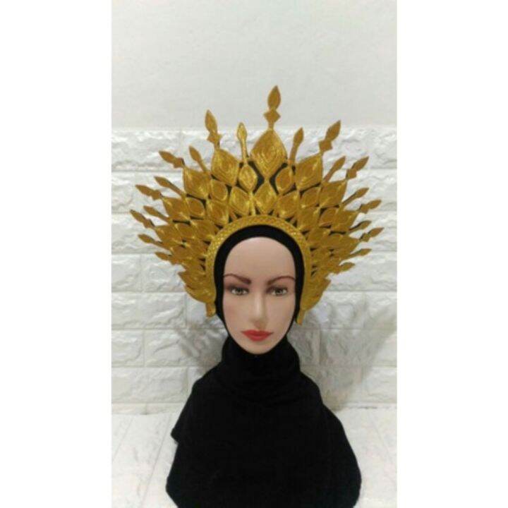 Embroidery siger Traditional Dance Crown (With Sponge) | Lazada PH
