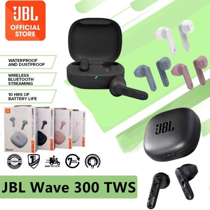 100％ Original JBL Wave 300 TWS True Wireless Bluetooth Headphones ...