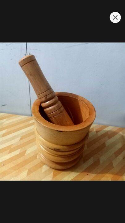 lumpang kayu/tumbuk kayu | Lazada Indonesia