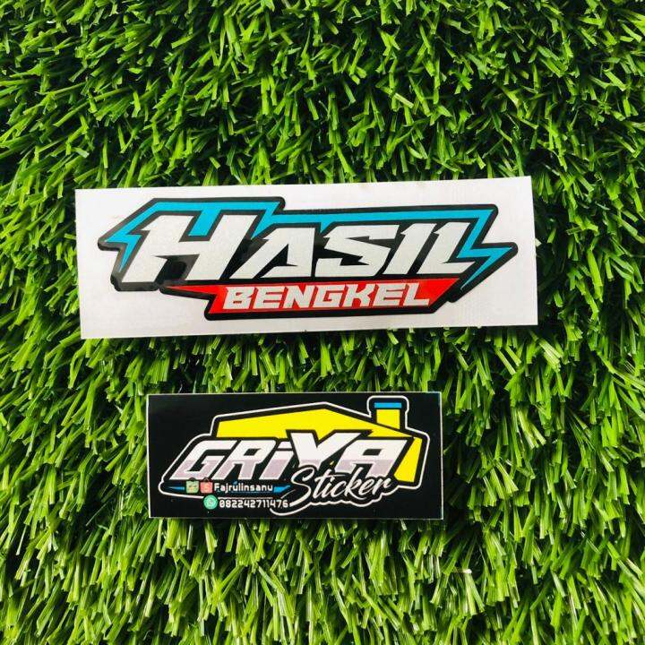 Sticker HASIL BENGKEL sticker cutting racing | Lazada Indonesia