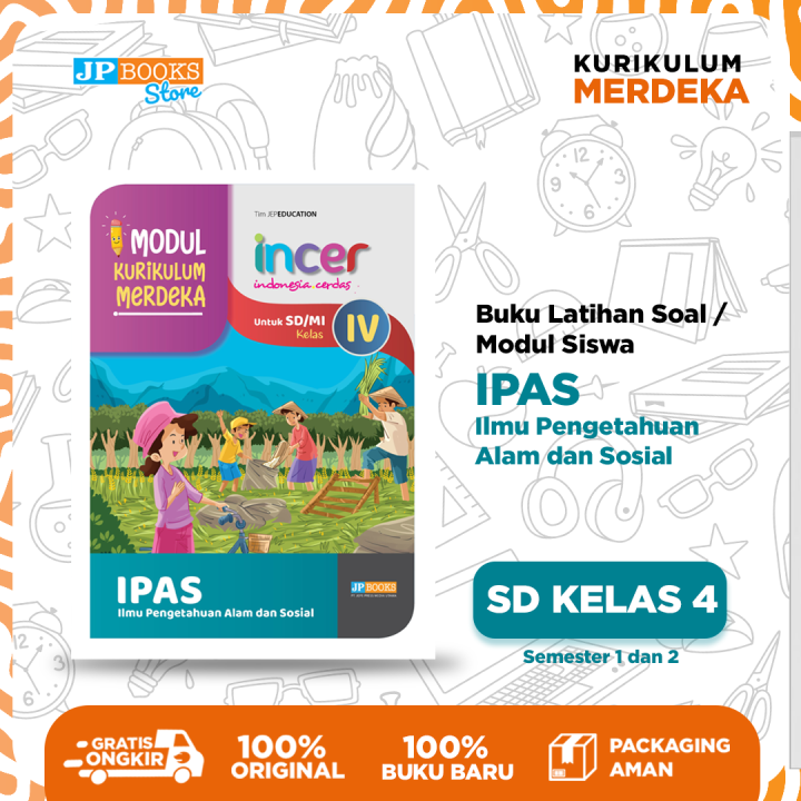 JP Books – Buku Siswa Sekolah Modul Latihan Soal INCER IPAS (Ilmu ...