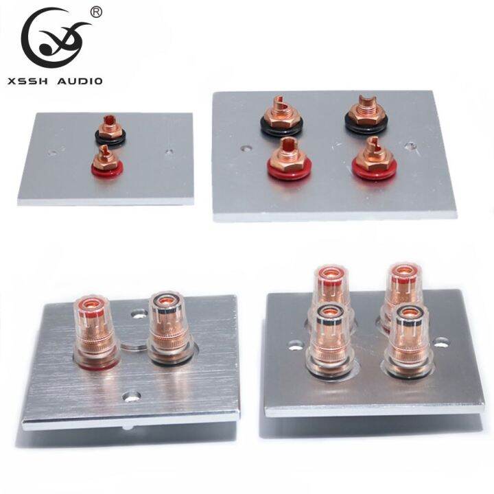 Binding Post XSSH OEM Audio Copper Brass Amplifier Speaker Terminal Female Short Version ...