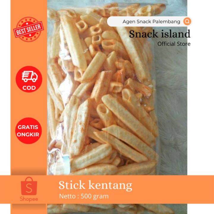 stick kentang 500 gram | stick kentang balado, original, jagung manis ...