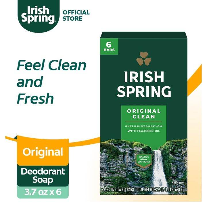 Irish Spring Original Body Soap 3.7oz 6-Pack | Lazada PH