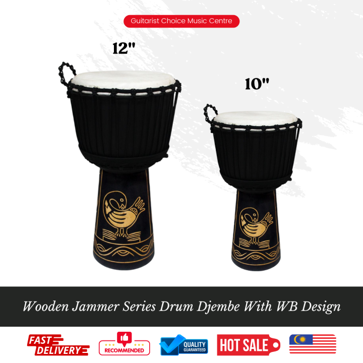 Wooden Jammer Series drum Djembe with WB design | Lazada