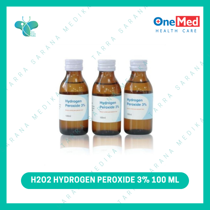 OneMed H2O2 Hydrogen Peroxide 3% 100ml | Lazada Indonesia
