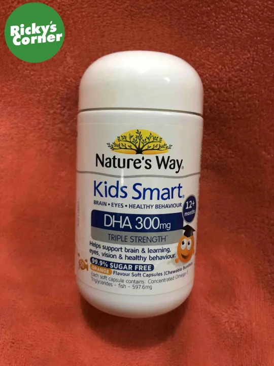 nature's way kids smart dha 300 mg 50 caps | Lazada PH