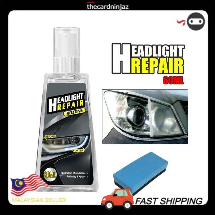 TCNGV Car headlight Cleaning Car Repair Fluid Headlight Repair Kit 60ml ...