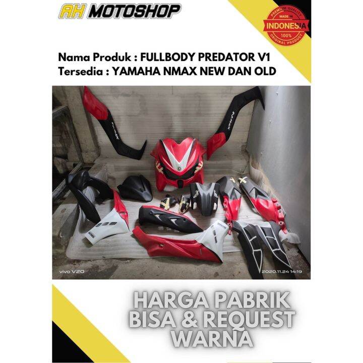 YAMAHA NMAX PREDATOR MODIFIKASI NMAX FULLBODY PREDATOR NEW AN OLD ...