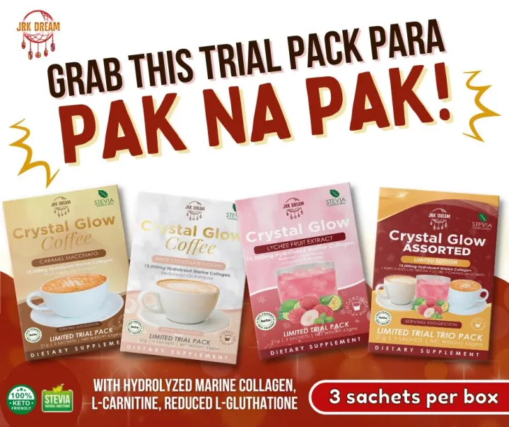 Crystal Glow Trial Packs Limited Edition by JRK DREAM | Lazada PH