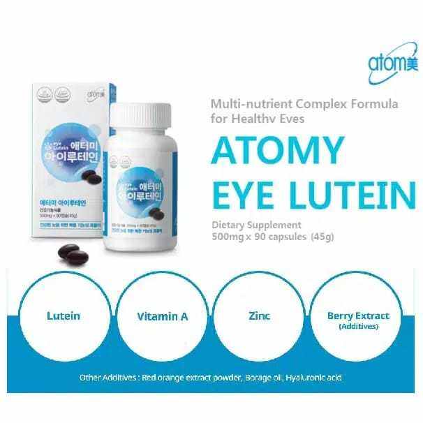 ATOMY EYE LUTEIN isi 90 Vitamin Mata Original Korea ready | Lazada ...