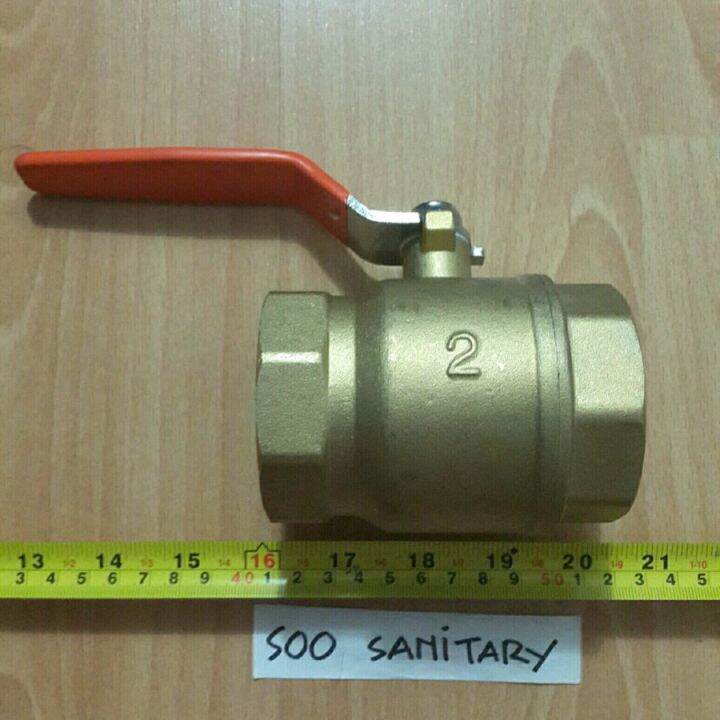 Ball Valve 2" Onda Kuningan - Stop Kran 2 Inch Brass | Lazada Indonesia