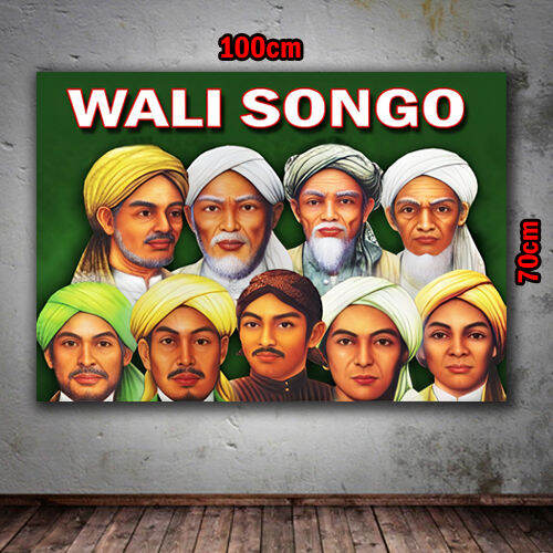 HIASAN DINDING TEMA WALISONGO / POSTER WALISONGO / POSTER CETAK ...