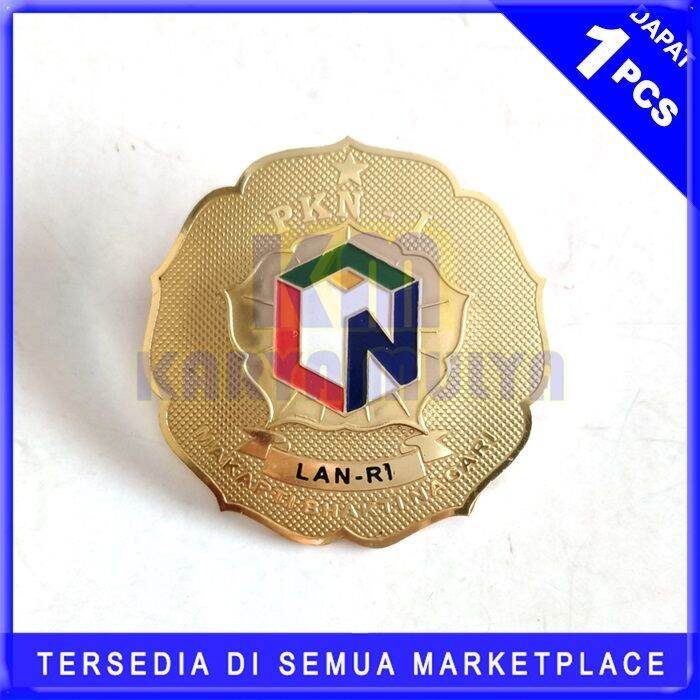 Lencana Logo Lembaga Administrasi Negara Pin LAN RI Model Bunga - KM ...