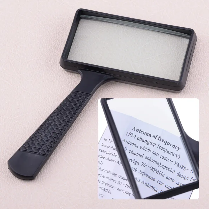 Large Reading Magnifying Glass Magnifier Map BookAidMagnification 10 ...