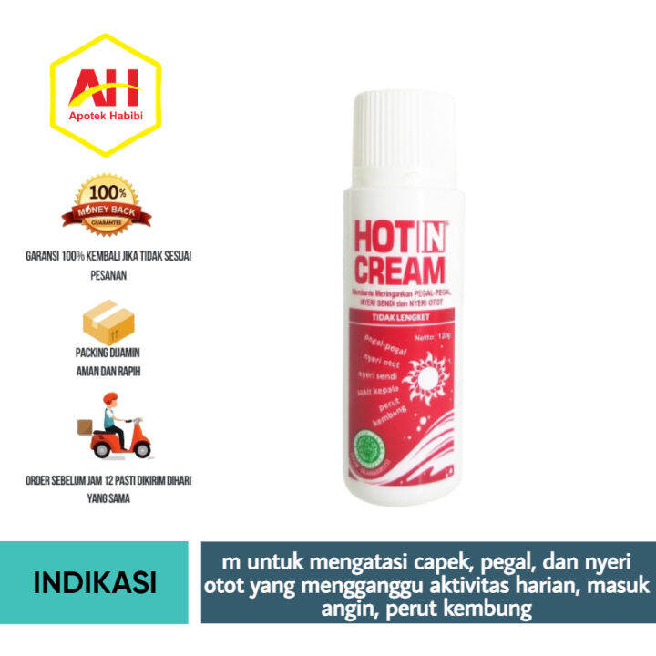 Hot In Cream Putih botol 60 gr HotIn krim Hot In Krim 60gr Hot In botol ...