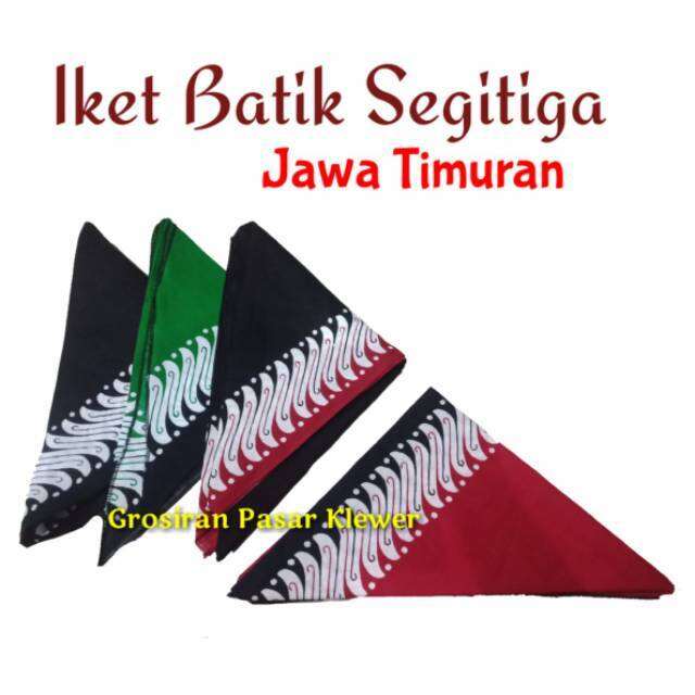 Iket Segitiga Banyuwangi / Slayer Batik / Slayer Segitiga Jawatimuran ...
