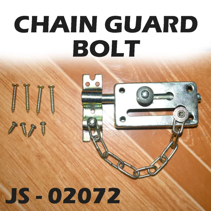 Metal Chain Guard Bolt for Door Lock JS - 02072 Anti - Theft Chain ...