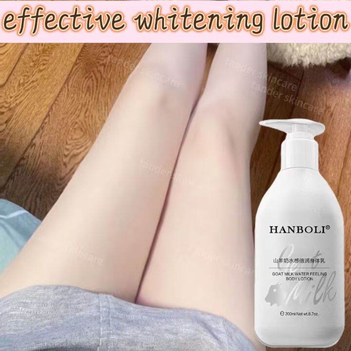 Original Goat milk body Lotion Permanent Whitening baby Lotion Skincare Healthy White Body ...