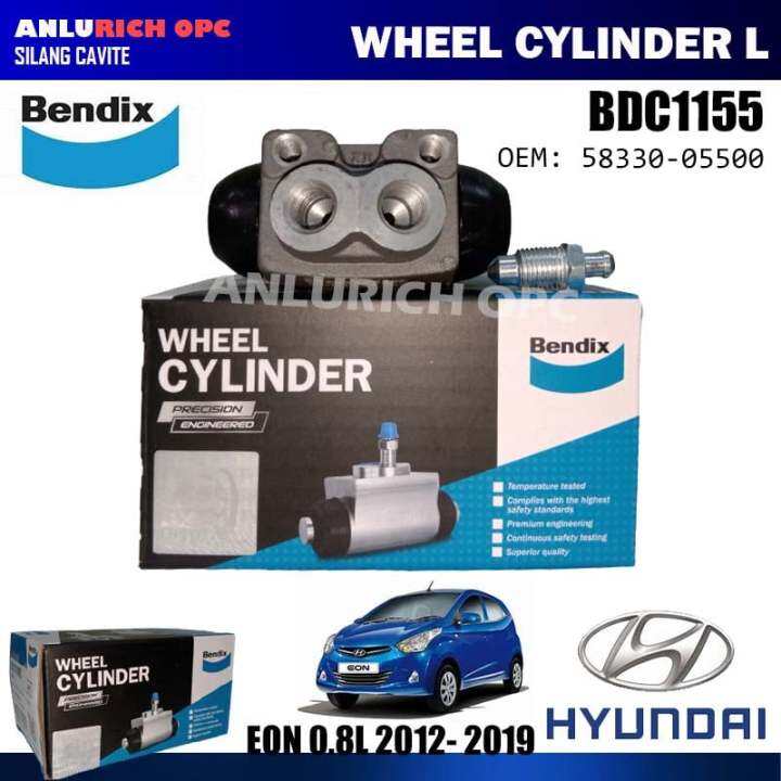 BENDIX WHEEL CYLINDER LEFT for HYUNDAI EON 0.8L 2012- 2019 PN: BDC1155 ...