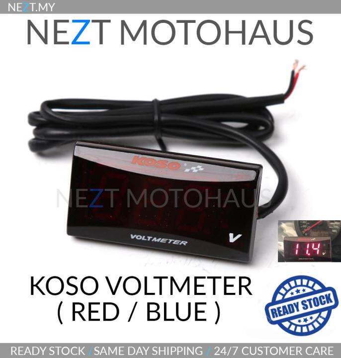 KOSO Mini Voltage Meter Voltmeter LED Digital Display | Lazada