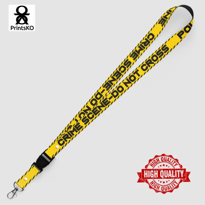 High Quality Lanyard / ID Lace w/ Police - Crime scene Design | Lazada PH