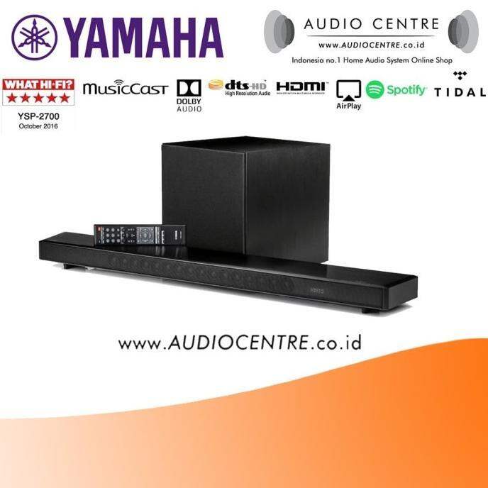 Yamaha MusicCast YSP-2700 Soundbar/speaker bluetooth extra bass/speaker dan mic karaoke/speaker ...