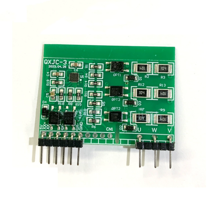 Three-phase motor phase sequence and missing phase detection board ...