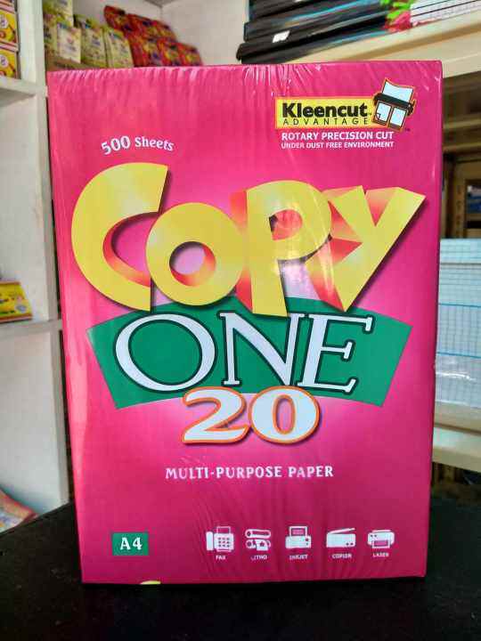 Copy One Bond Paper (A4, Short, Long) 500 sheet per ream | Lazada PH