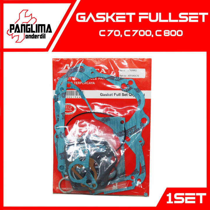 Gasket Fullset Merk Asta C70-C700-C800-C-70-700-800 Perpak-Paking-Packing Full-Top-Set | Lazada ...