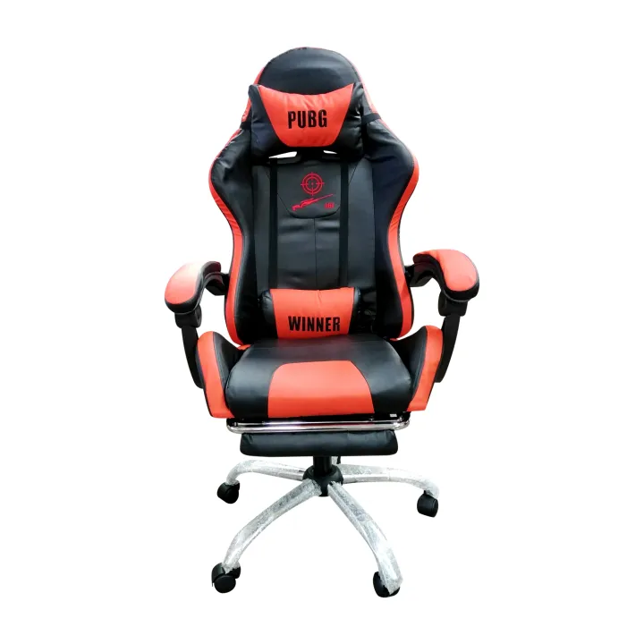 PUBG Gaming Chair with Leg Rest -Red | Lazada PH