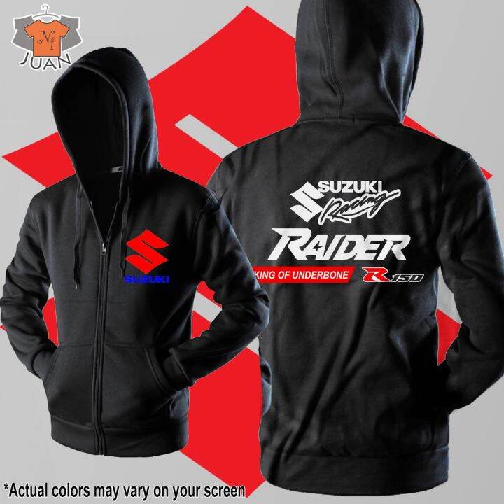 Suzuki Racing Raider R150 Hoodie Jacket with zipper Costumized | Lazada PH