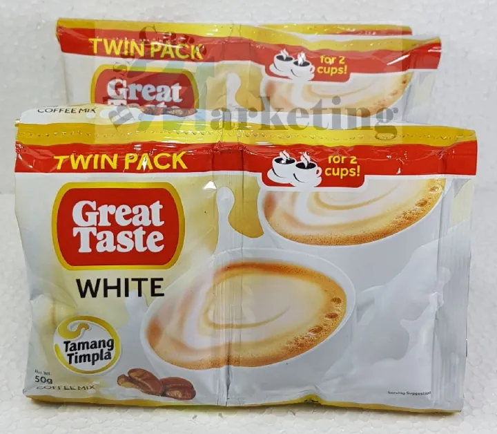 Great Taste White Coffee Twin Pack 3in1 50g (10pcs) | Lazada PH