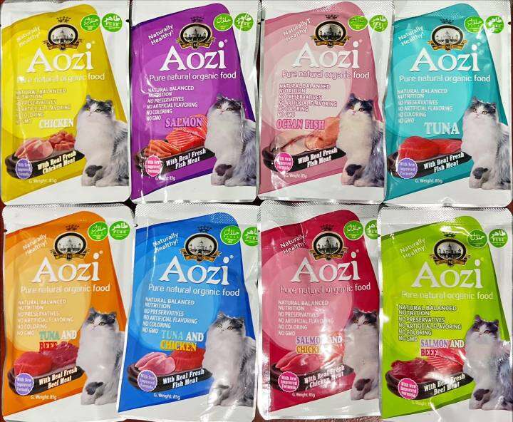 Aozi Organic Wet Cat Food Pouch 85g | Lazada PH