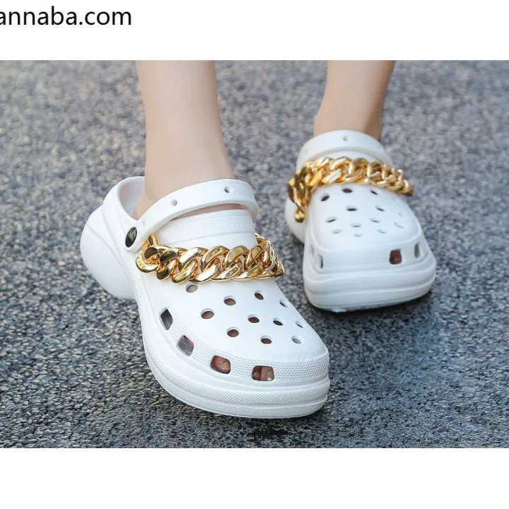 ♦BAE CLOGS WITH GOLD CHAIN☆ | Lazada PH