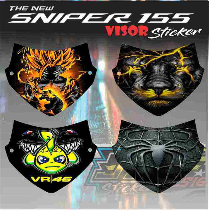 YAMAHA SNIPER 155 STICKER VISOR | Lazada PH