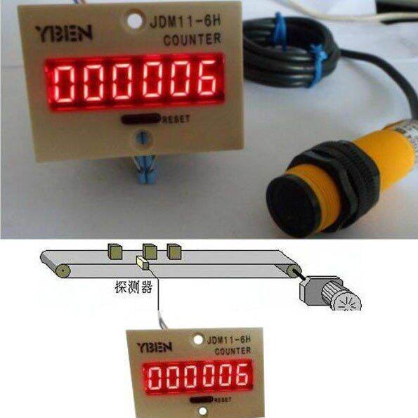 DYKB Digital LED Photoelectric Induction Counter Ph AC 220V Retail ...