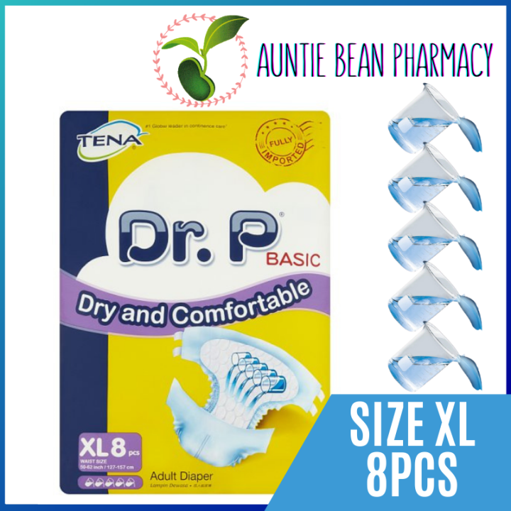 Dr.P by TENA (Basic) XL8s | Lazada
