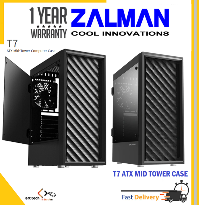 ZALMAN T7 ATX MID TOWER COMPUTER CASE [ PC CASING ] | Lazada