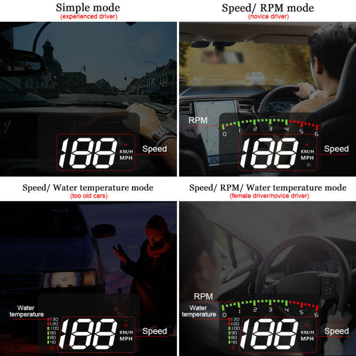 WiiYii 3.5 A900 HUD Head up Display Car-styling Hud Display Overspeed ... WiiYii 3.5 A900 HUD Head up Display Car-styling Hud Display Overspeed ...