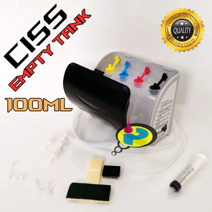 Ciss Kit tank 100ml 4 colors for Continuous printer ciss eco tank ...