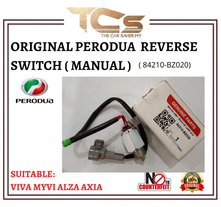 ORIGINAL PERODUA VIVA MYVI ALZA AXIA REVERSE SWITCH ( MANUAL ) - 84210 ...