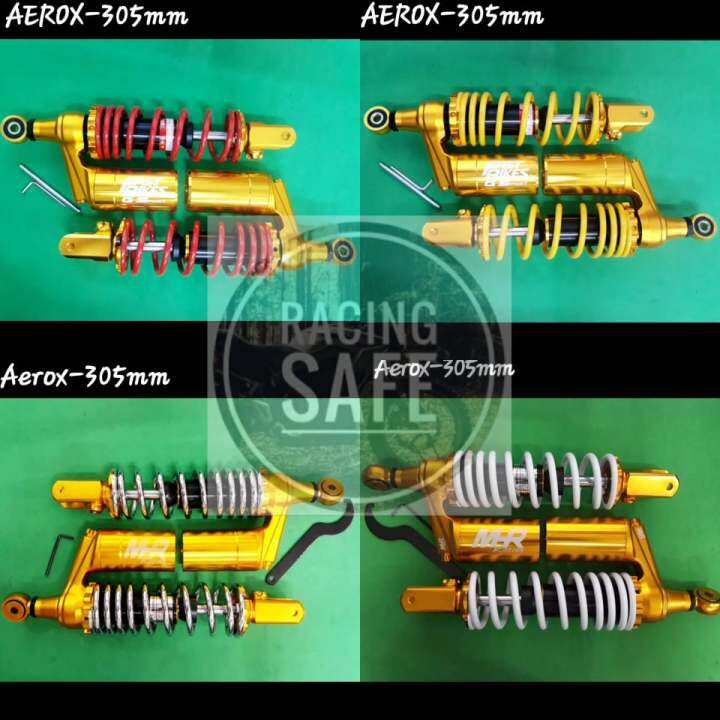 FASTBIKES/MHR REAR DUO SHOCK ABSORBER 305MM (GOLDBASE} MODEL: AEROX ...
