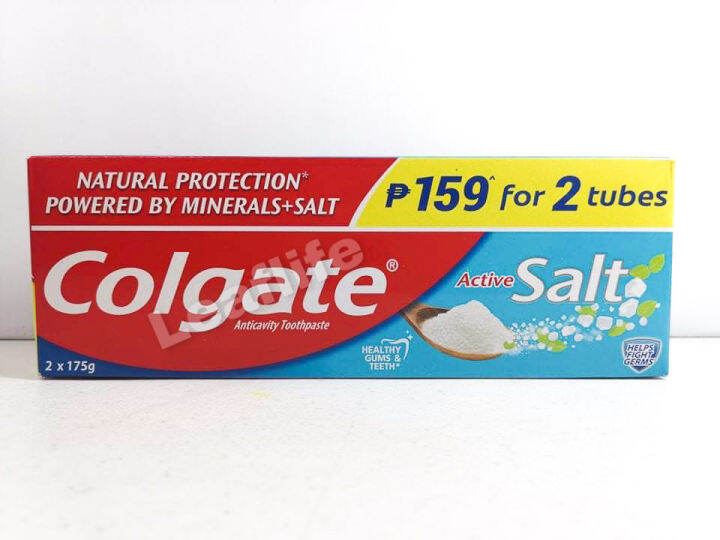 Colgate Toothpaste Active Salt 2 x 175 | Lazada PH