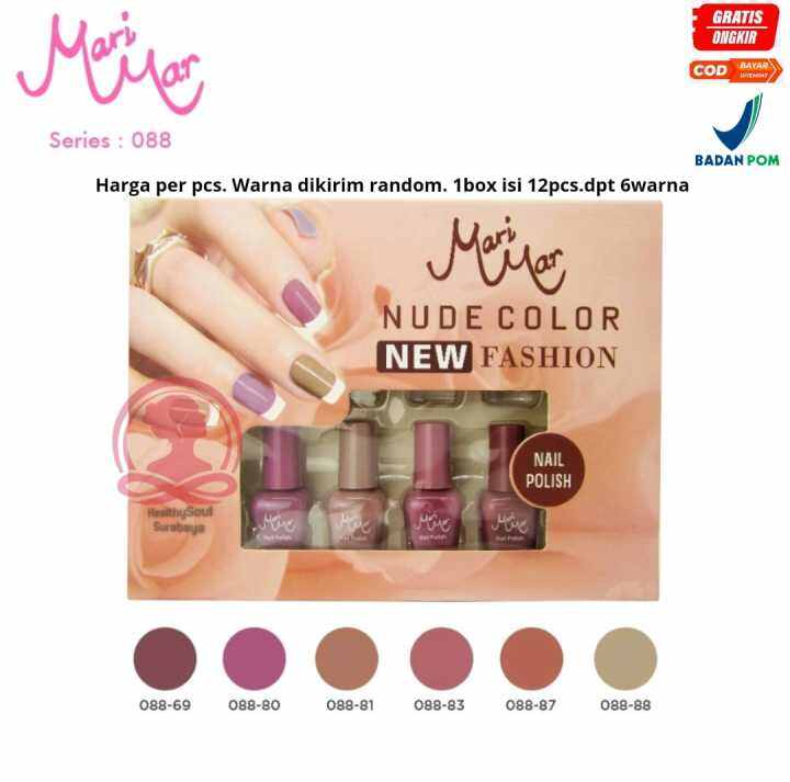 ️Bless ️BPOM Nail Polish Marimar Nude Edition 1pcs | Lazada Indonesia